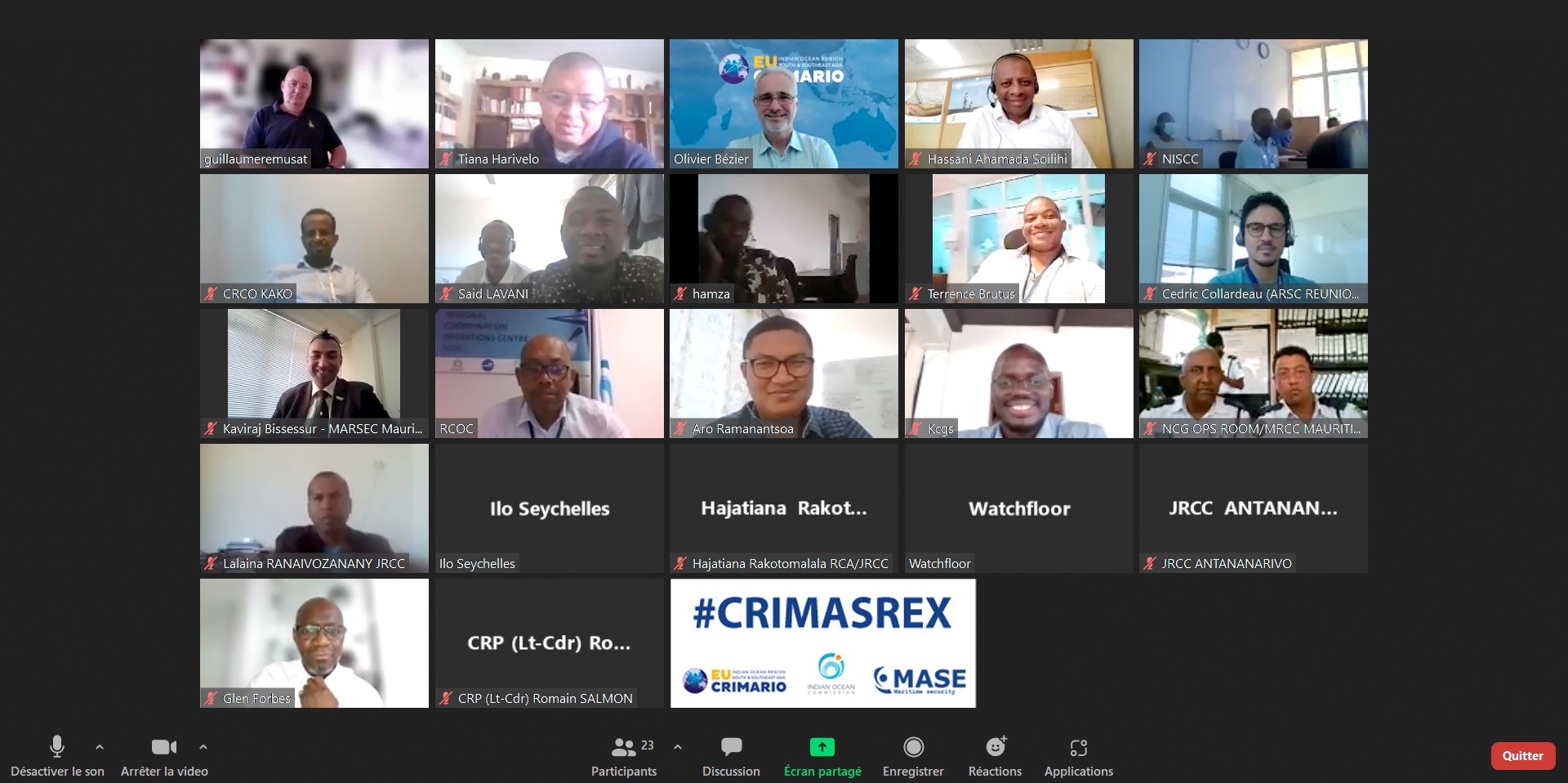 CRIMARIO - MASE Regional Maritime Exercise (CRIMASREX 21/1): Lessons ...
